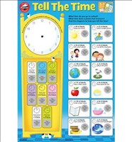 Magnetic Wall Chart Tell The Time | Toys and Games